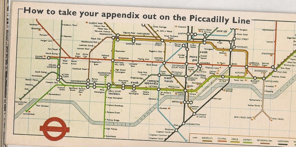 How to take your appendix out on the Piccadilly Line | The Great Wen